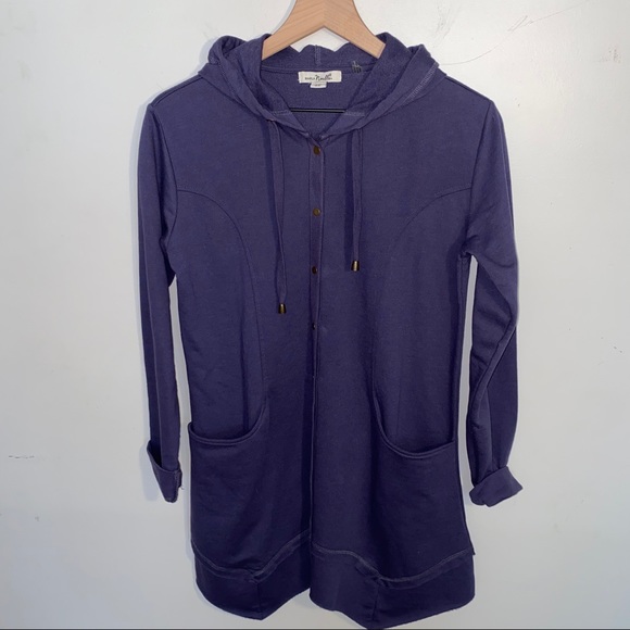 Simply Noelle | Sweaters | Simply Noelle Hooded Tunic Length Cardigan ...